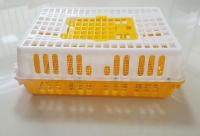 China Plastic baskets for poultry turnover（Red ，Orange，yellow ） for sale