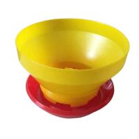 China Automatic Chicken Feeder PVC Pipe Poultry Feeding Pan With Pressure Vessel for sale