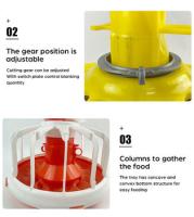 China Plastic Round Poultry Feeder Tray Farming Chicken Tray Feeder for sale