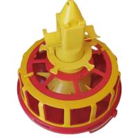 China Plastic Round Poultry Feeder Tray Farming Chicken Tray Feeder for sale