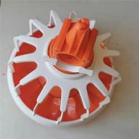 China Automatic Poultry farm equipment floor Broiler Chicken Feeder Pan Feeding System For Broiler for sale