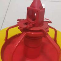 China Wholesale Plastic Automatic Food Pan Animal Quail Turbo Feeder Tray Chicken Feeder for Poultry Broiler for sale