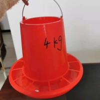 China Polypropylene Chicken Pan Feeder Plastic Poultry Feeder For Broiler for sale