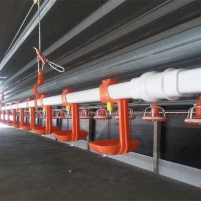 China Orange Chicken Watering System Low Pressure Automatic Poultry Watering System for sale