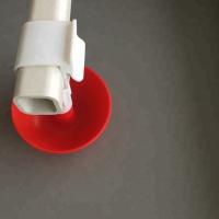 China Orange PP Quail Nipple Drinker 22x22mm Broiler Drinking Nipple for sale