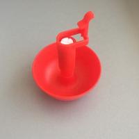 China Orange PP Quail Nipple Drinker 22x22mm Broiler Drinking Nipple for sale