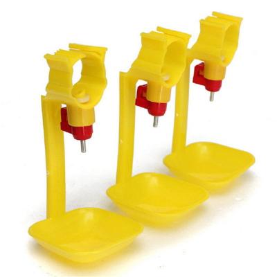 China Hanging Drip Cups Poultry Drinking Line Parts Nipple Drinkers For Broilers for sale