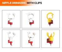 China Detachable Automatic chicken nipple drinker automatic Water Stainless Steel Nipple Drinker for cage for sale