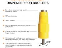 China Auto Broiler Nipple Drinker With Cup Nipple System In Poultry Farm for sale