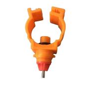 China 360 Degree Poultry Feeder Drinker Orange Poultry Farm Nipple Drinker for sale
