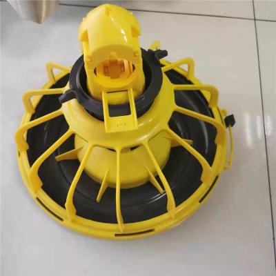 China Black Yellow Poultry Feeders 2L Feed Pans For Chickens for sale