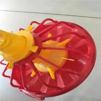 China Black Yellow Poultry Feeders 2L Feed Pans For Chickens for sale