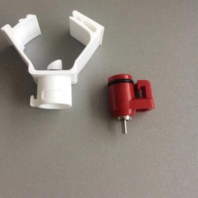 China Hot Selling Ball Valve Chicken Nipple Drinkers With Clips For Poultry Farm Equipment for sale