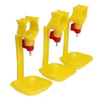 China Automatic Poultry Chicken Nipple Drinkers With Plastic Drip Cups For Poultry Farming System Chicken Drinking for sale