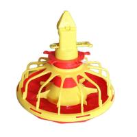 China Chicken Coop Pvc Pipe Feeder Pan Feeder Poultry Green Yellow for sale