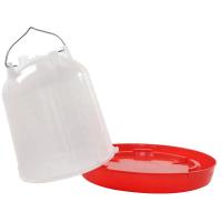 China 1.5kg 2.5kg 6kg 10kg poultry chicken feeders and drinkers for sale