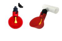 China Animal Farm Tools Automatic Chicken Bird Coop Poultry Water Drinking Bowl Plastic Chicken Chick Fowl Nipple Drinker Drip for sale