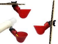 China Animal Farm Tools Automatic Chicken Bird Coop Poultry Water Drinking Bowl Plastic Chicken Chick Fowl Nipple Drinker Drip for sale