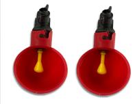 China Chicken Waterer Poultry Hen Quail Water Cups Nipple Waterer Bowl Automatic Chicken Drinker Farm Animal Hot Sale for sale