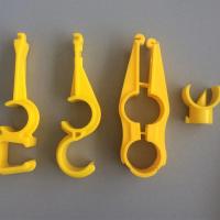 China Broiler Nipple Drinker Plastic Pipe Hooks Yellow PVC Pipe Hook for sale