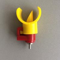 China Plastic Chicken water nipple drinkers for quail broiler layers poultry farming big dutchman lubing type for sale