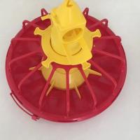 China 10kg Chicken Feeder Automatic Chicken Feeding System Yellow Red for sale