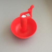 China Quail Broiler Nipple Drinker Poultry Drinking Line Parts Yellow Red for sale