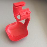 China Quail Broiler Nipple Drinker Poultry Drinking Line Parts Yellow Red for sale