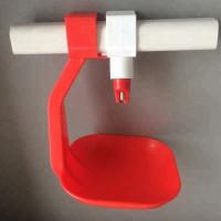 China Orange Poultry Drinking Line Plasson Poultry Nipple Drinkers for sale