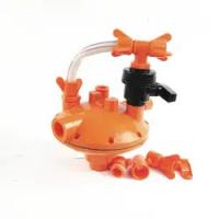 China Breeding Pressure Regulating Valve Poultry Drinking Line Parts Yellow for sale