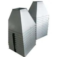 China 16 Grill Poultry Hopper Feeder Broiler Feed Pan PP Chicken Feeding Tray for sale