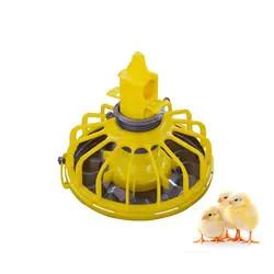 China 16 Grill Poultry Hopper Feeder Broiler Feed Pan PP Chicken Feeding Tray for sale