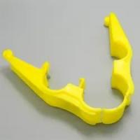 China Poultry Feeder Drinker 25mm PVC Pipe Clamp Yellow For Poultry Water Supply for sale