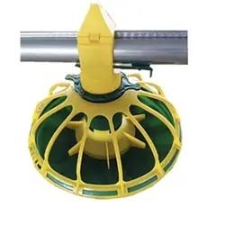 China New Type Poultry Feeder Pan Automatic Broiler Pan Feeding Line System Equipment for sale