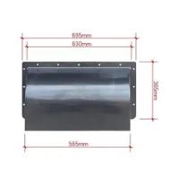 China Animal Breeding Poultry Ventilation Window PP Rain Shield Air Circulation System for sale