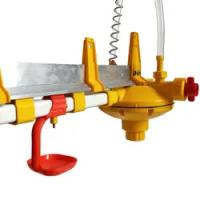 China ABS Chicken Water Pressure Regulator Poultry Drinking Line Parts Yellow for sale