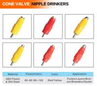 China FARM Waterer poultry feeding water supplier Nipple Drinker Feeder Water Cups Chicken Drinkers for sale