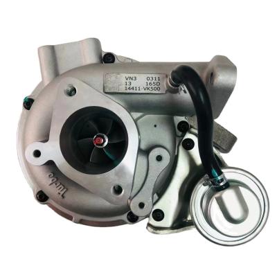 China Turbocharger 14411-VK500 14411VK500 for Nissan Navara 2.5 DI 98 Kw 133 HP MD22 2002- for sale