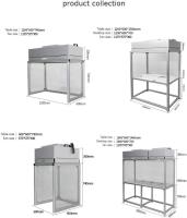 China Work Laminar Air Flow Clean Bench Folding Dismountable SUS304 With FFU HEPA Air Filter for sale