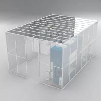 China GMP Modular Clean Room Booth ISO 5 6 7 8 Laminar Flow Dust Free for sale