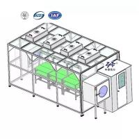China GMP Modular Clean Room Booth ISO 5 6 7 8 Laminar Flow Dust Free for sale