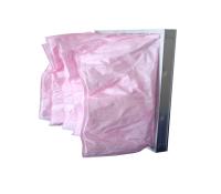 China F8 F9 Bag Pocket Air Filter Galvanized Steel Aluminium Frame Yellow White Pink For Industry Factory for sale