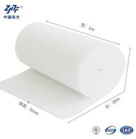 China HEPA Element Air Filter Material Roll PP Melt Blown Fiberglass 0.3um Micron H13 H14 For Air Purifier for sale