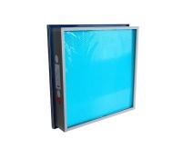 China Liquid Tank Industrial HEPA Filter AHU Synthetic Glass Fiber Filter Mini Pleated High Efficiency for sale
