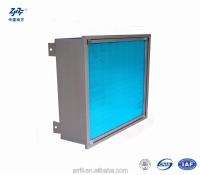 China Liquid Tank Industrial HEPA Filter AHU Synthetic Glass Fiber Filter Mini Pleated High Efficiency for sale