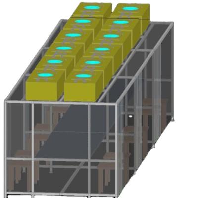 China ISO 5 6 7 8 Dust Free Clean Room Booth 304 Stainless Steel GMP Modular ISO 5 6 7 8 for sale