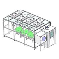 China Modular Anti Static Prefabricated Modular Clean Rooms 0.5um Particle Dust Free ISO for sale