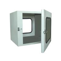China High Efficiency Cleanroom Air Shower Pass Box SUS 304 UV Light Equipped Stainless Steel Construction For Lab for sale