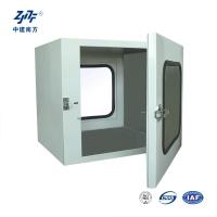 China Mechanical Cleanroom Interlock Air Shower Pass Box Dust Free With Interphone UV Light Air Purification Machine for sale