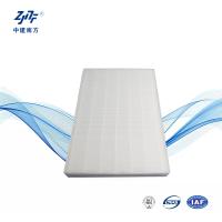 China Pocket Air Filter Media , Fiber 0.3um H13 H14 HEPA Filter Media Pocket Roll for sale